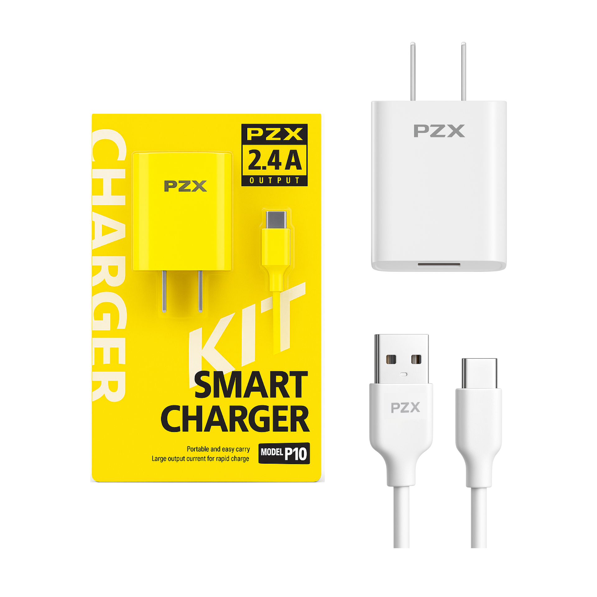 Cargador Carga Inteligente PZX P10 – Tecnologia Mayorista